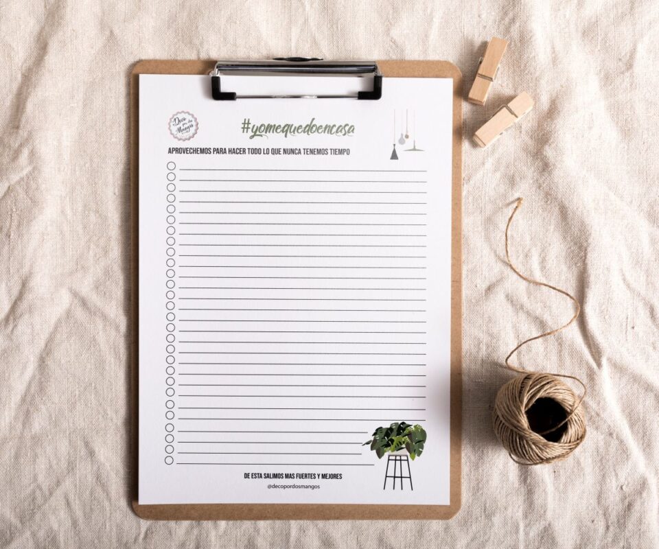 Lista #yomequedoencasa – Deco por dos mangos